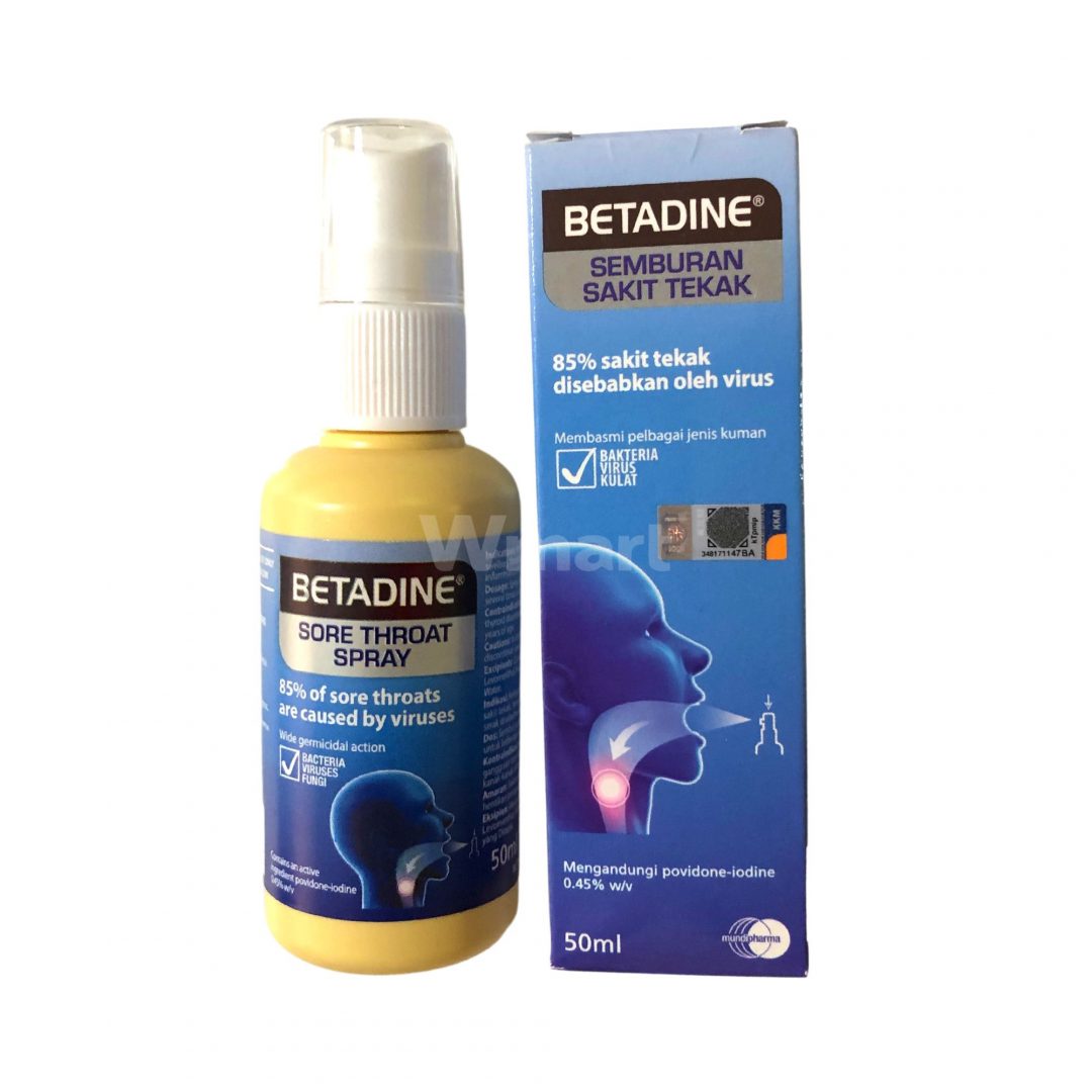 Betadine Sore Throat Spray 50ml – Wmart