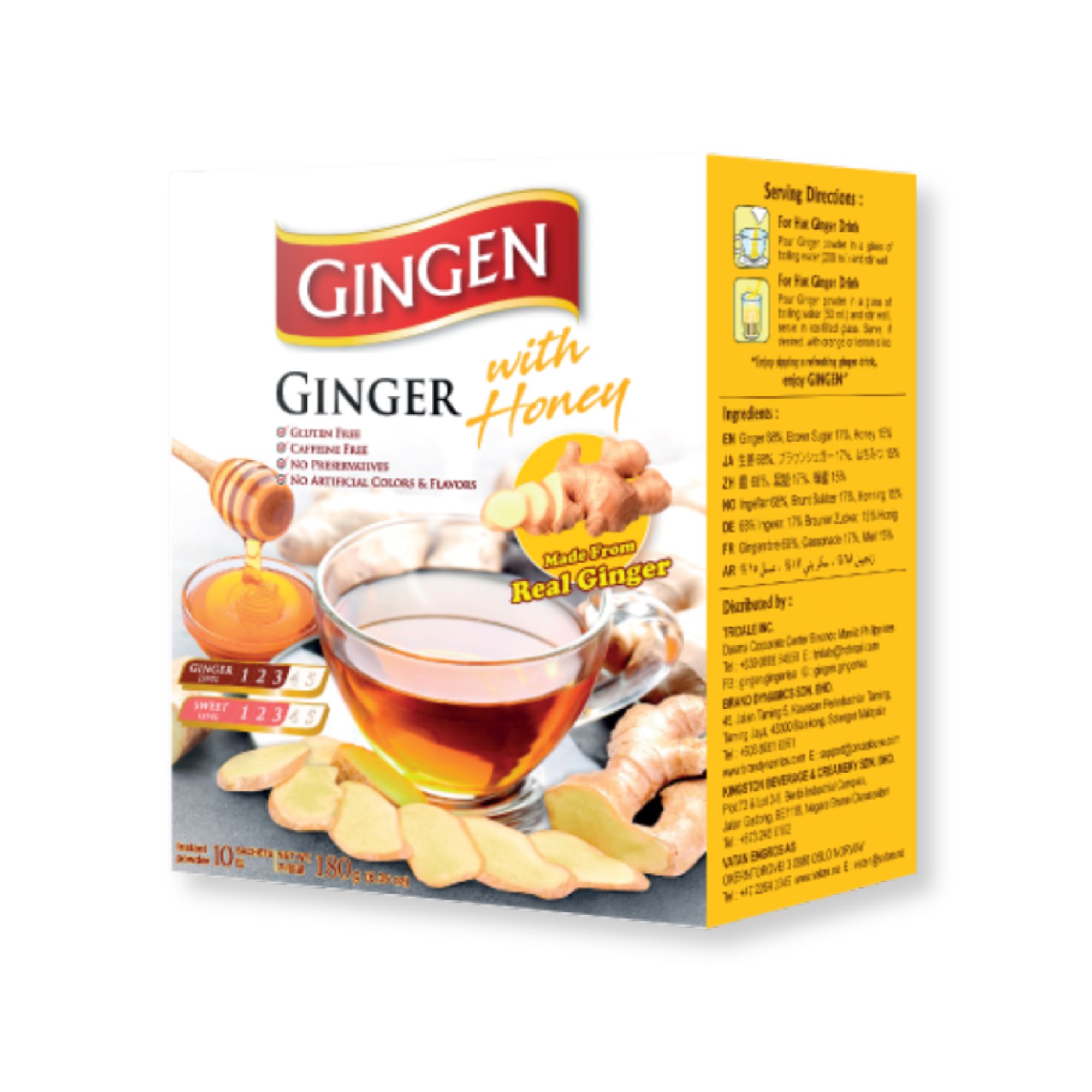 Gingen Instant Ginger Drink with Honey 180g – Wmart