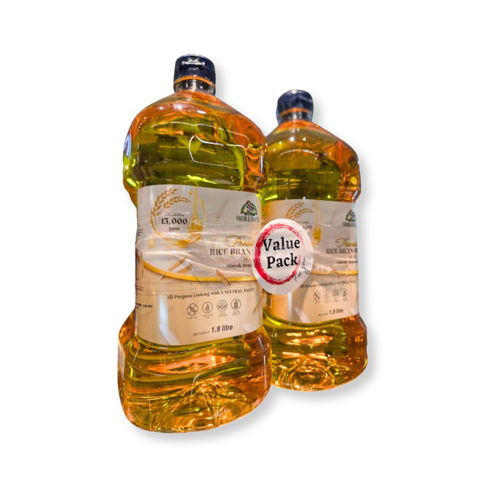 Vigor Premium Rice Bran Oil 1.9 litre – Wmart